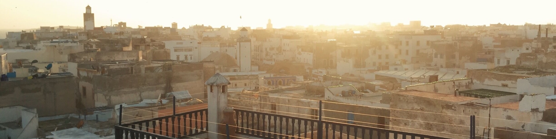 Watching sunset.