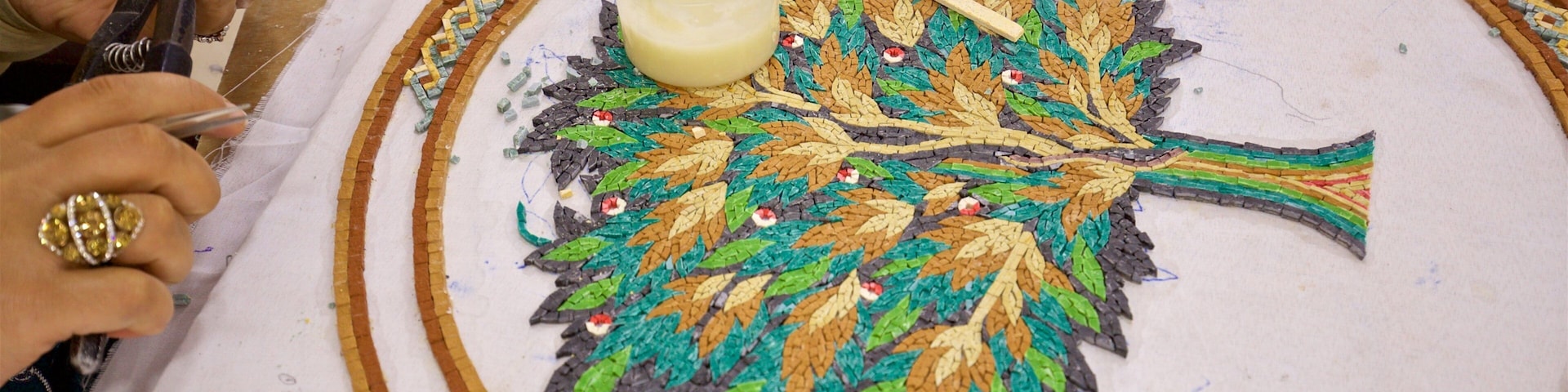 Madaba which includes art