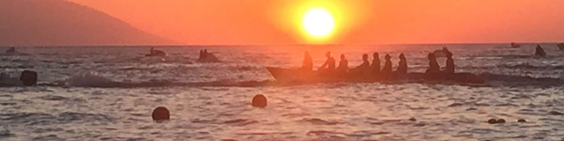 Puerto Galera is famous for its beautiful sunset, dive site and white sand beach