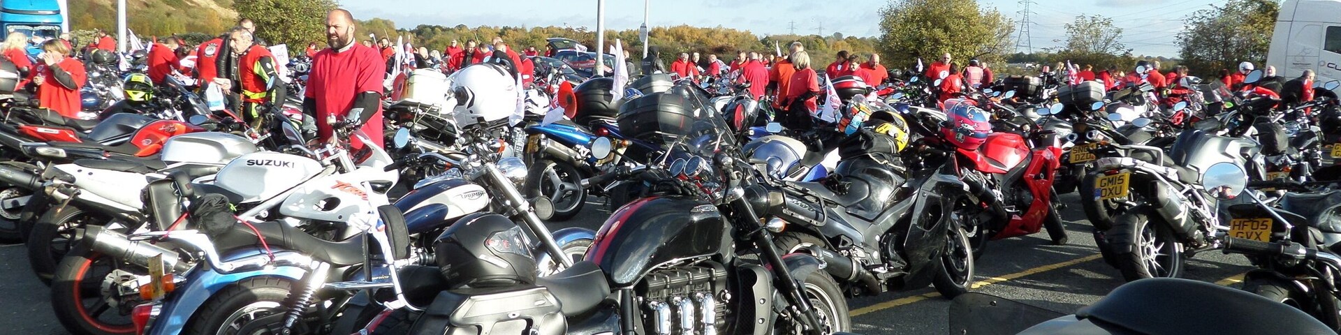 The Ring of Red charity motorcycle ride round the M25.