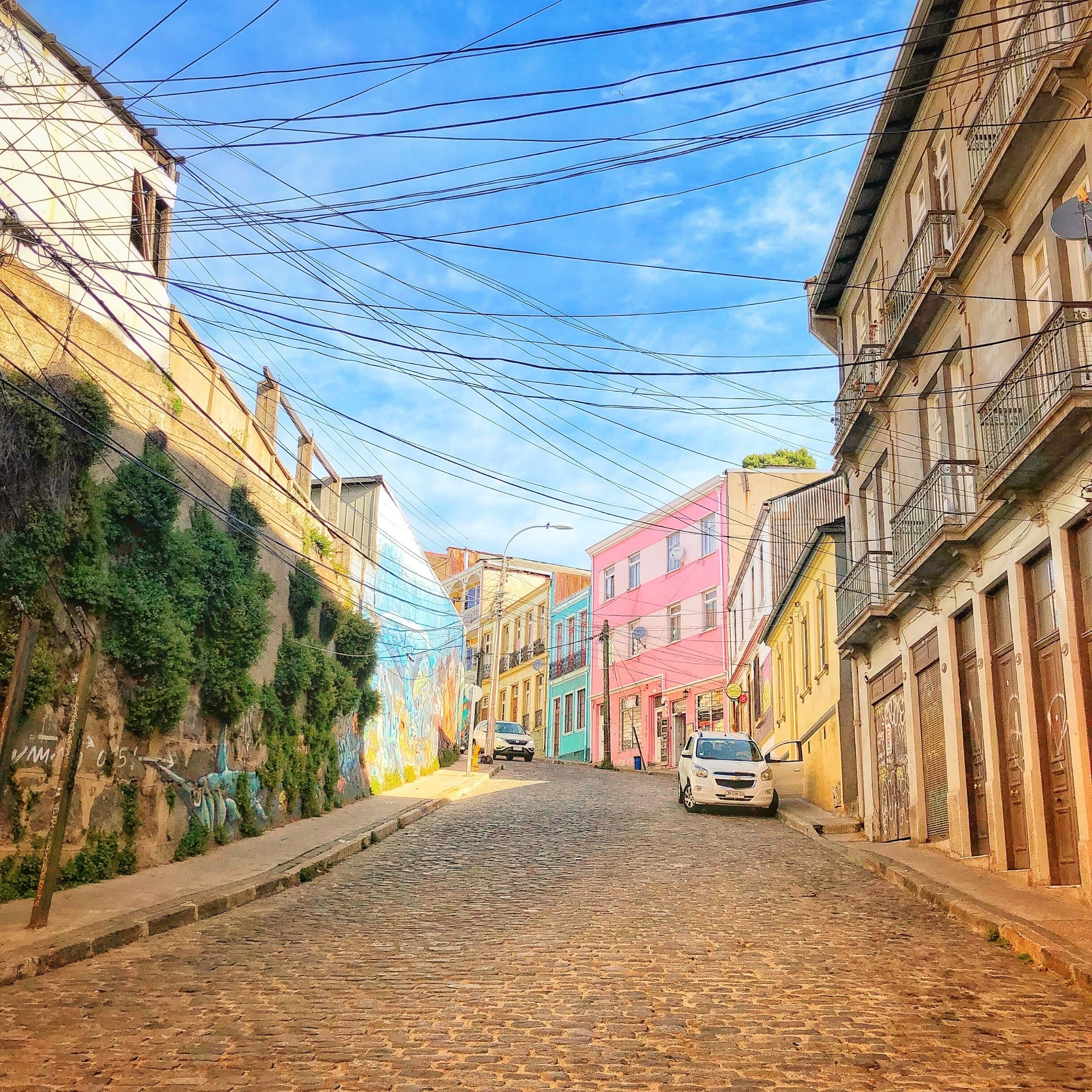 The beautifully colorful, quaint backstreets of Valparaiso. 