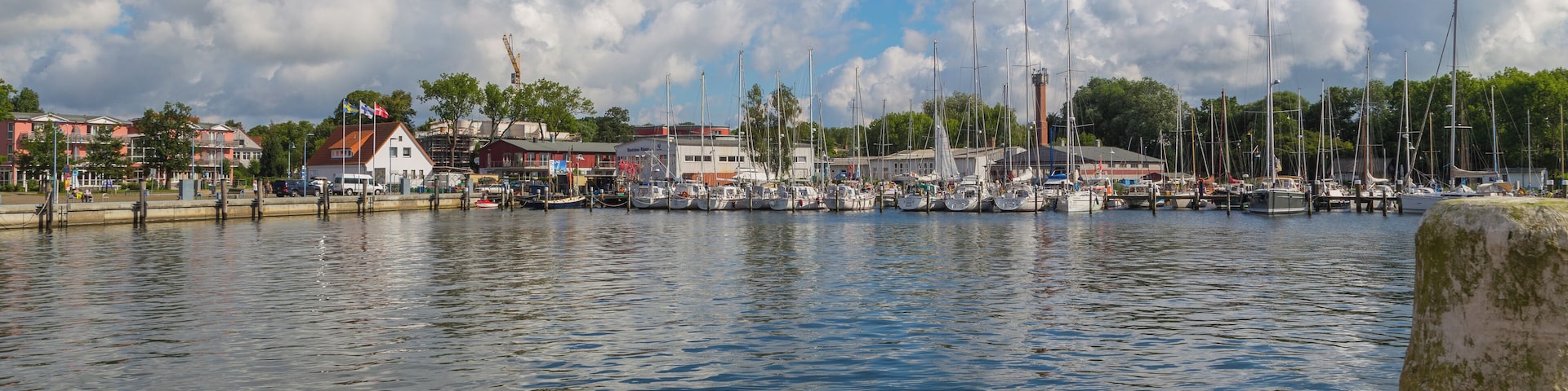 Lauterbach harbour at Lauterbach, district of Putbus, Landkreis Vorpommern-Rügen, Mecklenburg-Vorpommern, Germany.