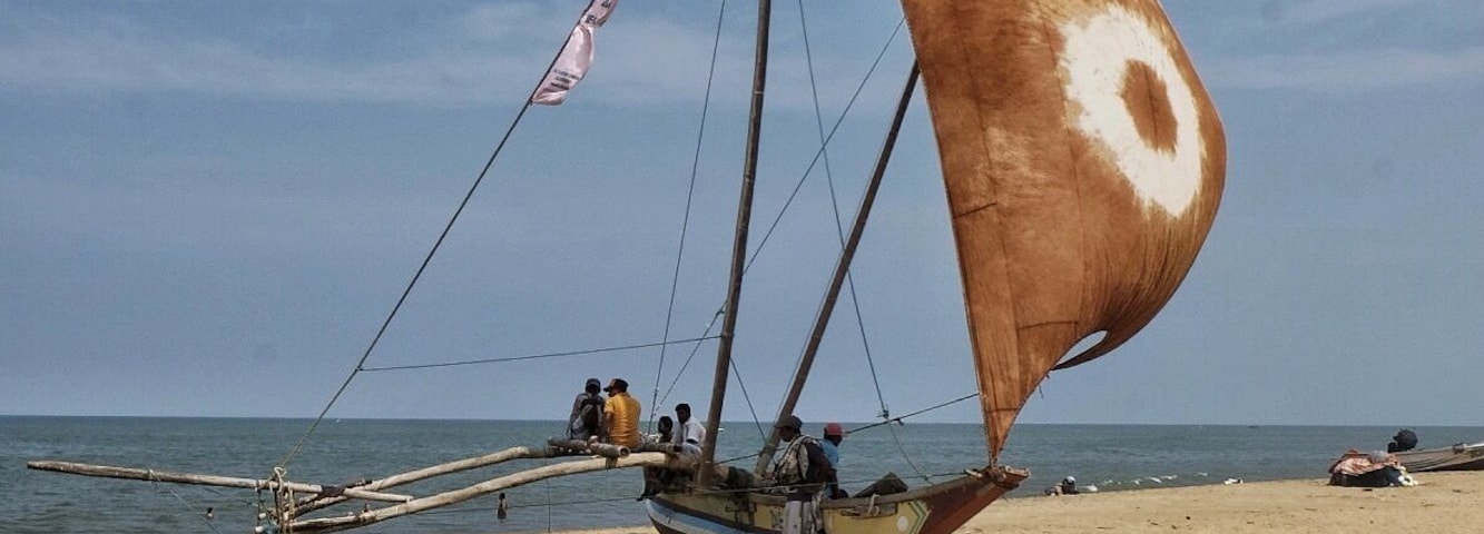 Sailboat for sail/swim excursions.