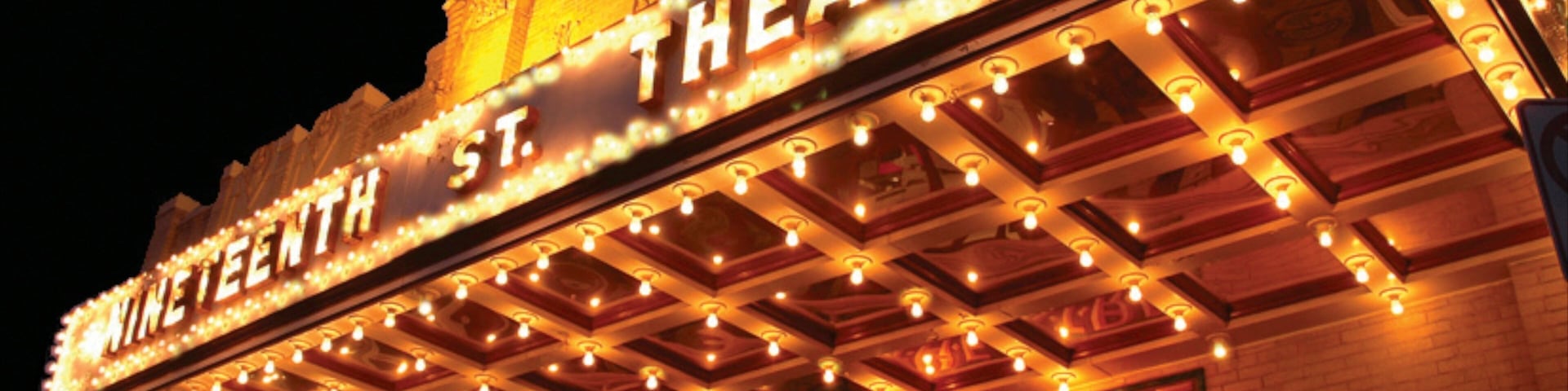 Allentown showing night scenes, signage and theater scenes