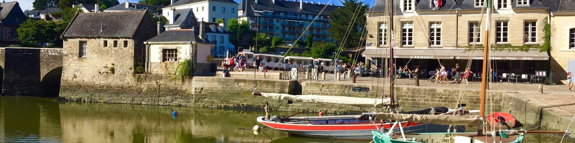 Wander around the medieval fishing port of Le Goustan, enjoy a beer and watch the world go by.