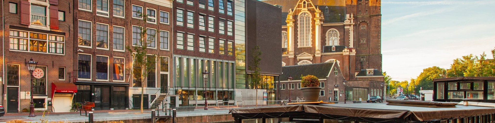 Anne Frank House featuring a city and heritage architecture