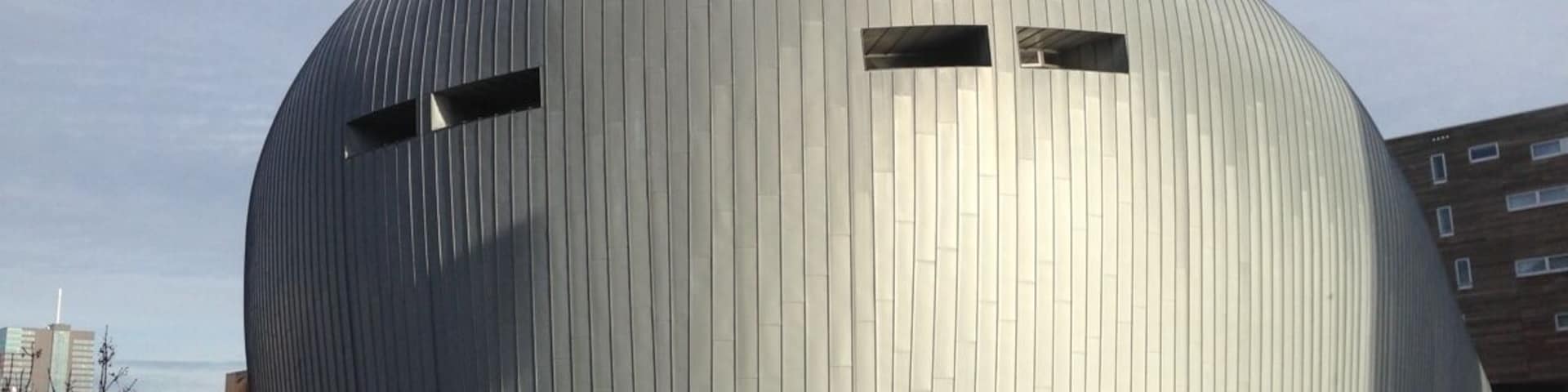 As if the building is looking right at you...