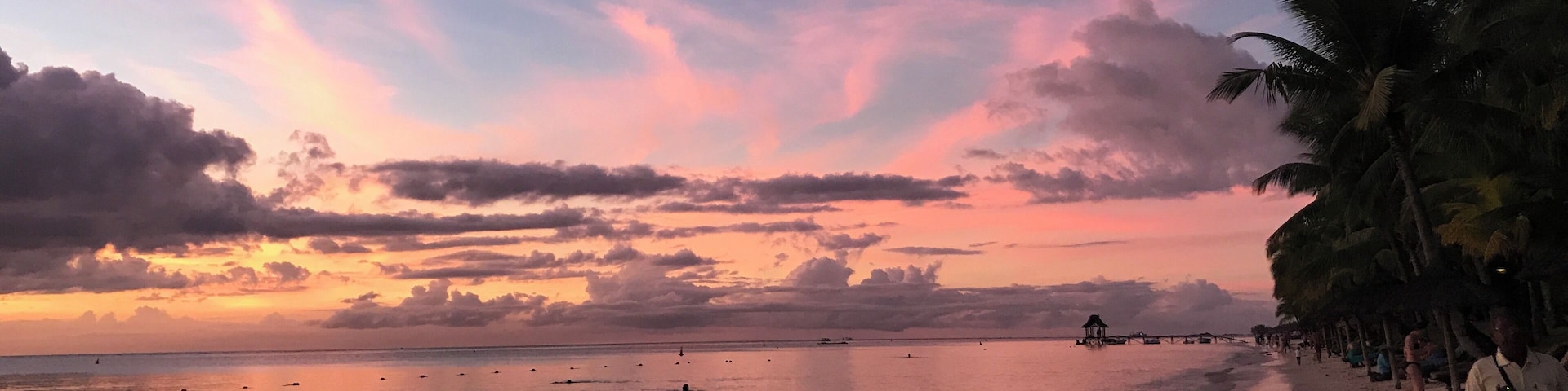 Gorgeous sunset at Trou Aux Biches