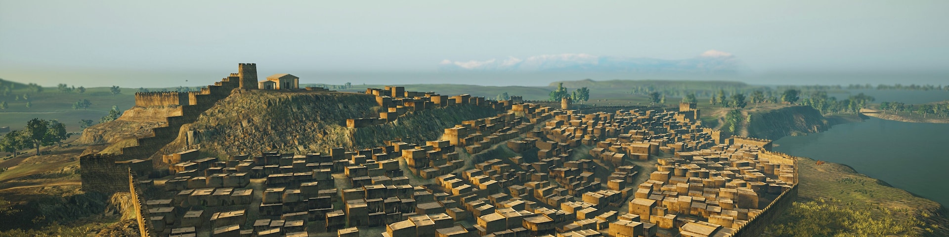 Vista aèria del conjunt del Puig de Sant Andreu.