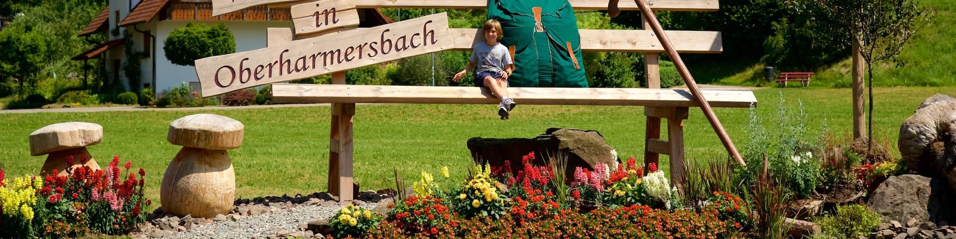 Baden-Wuerttemberg mostrando uma cidade pequena ou vila e sinalização