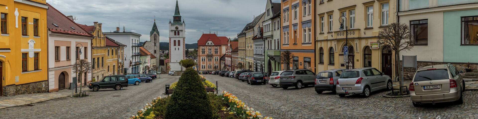 Beautiful Town square. Join my private Photo tour through Czechia. www.timvollmer.de