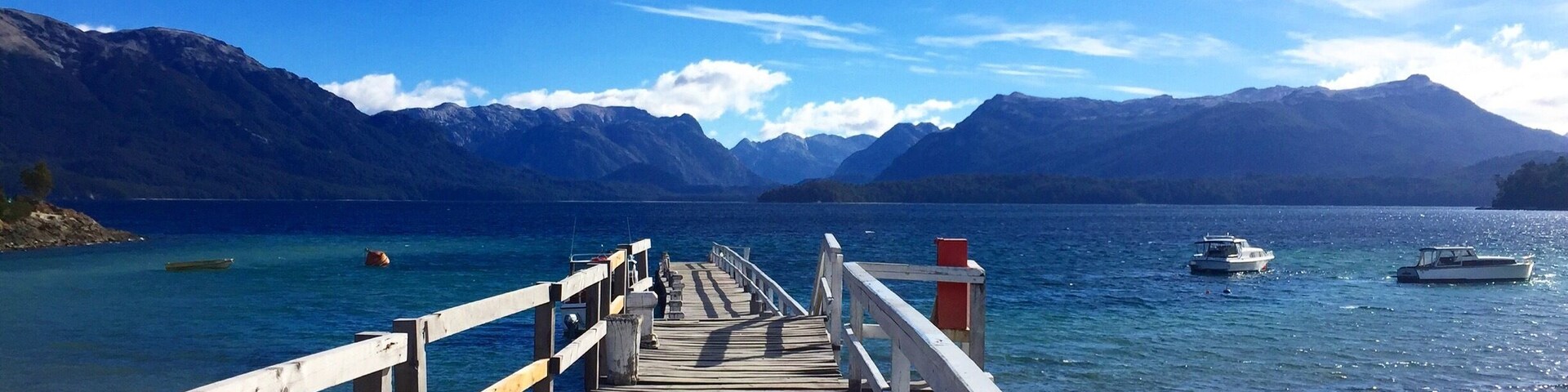 We stayed in Bariloche, Argentina and took a day trip exploring all the surrounding areas. On our trip we came across this beautiful small pier. The Patagonia region of South America is among one of my favorite places on earth #blue #bluetravelphoto