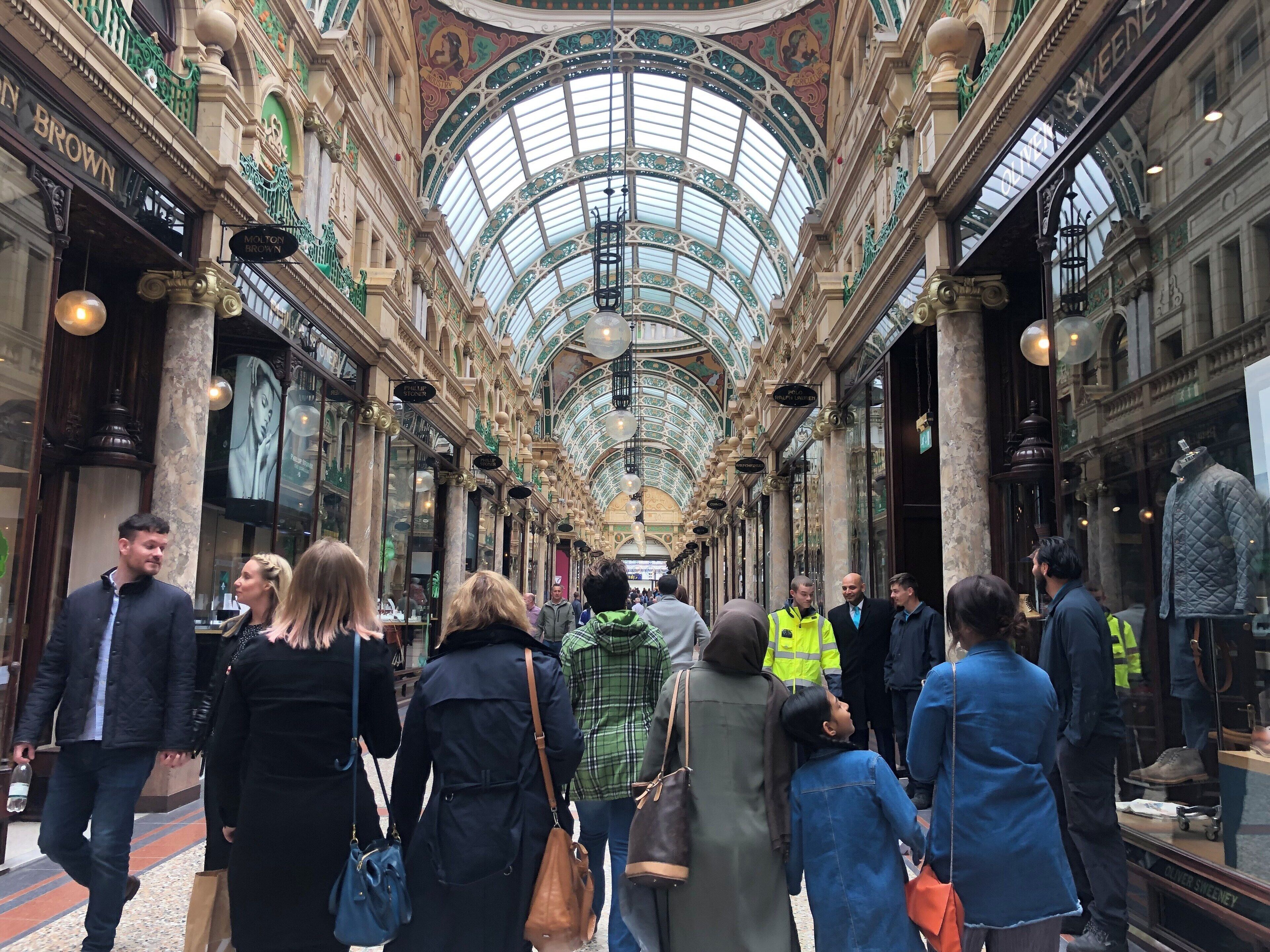 Cool shopping centres in Leeds city center