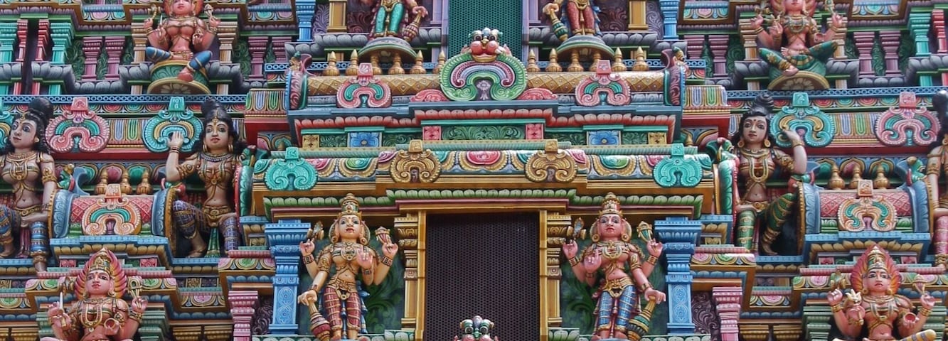 A corner of the road and this is there - beautiful, no photo inside and pay respect