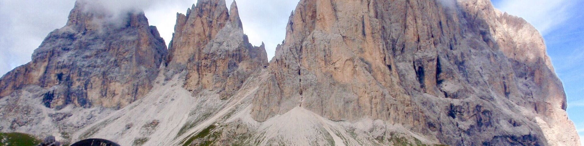 Val Gardena, Italy. Near the Dolomites and the Austrian border, people here prefer talking in German, as this region was once part of Austria.