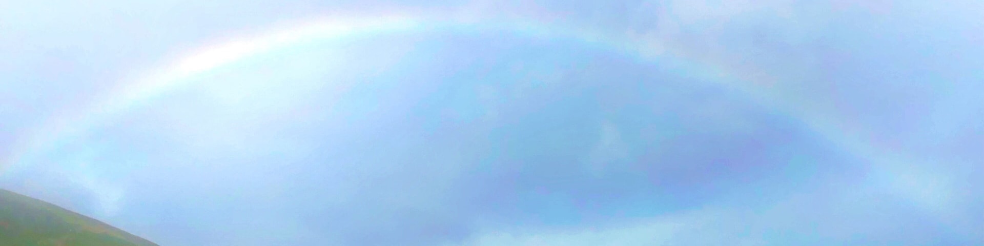 A beautiful rainbow caught mid-drive on a country road in Ireland. #Adventurephotocontest #adventure photo contest