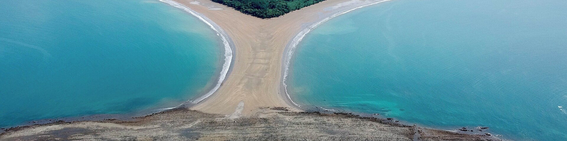 If you're close to Uvita, check the tide schedule and get down to the beach! Humpback whales raise their young in Marino Bellena as the waters are shallow and warm and they feel safe. Coincidentally, at low tide, the beach forms a "whale's tail" shape, and it's stunning to see.
There is a National Park entrance fee, that I believe was in the $3-6 range for the day.