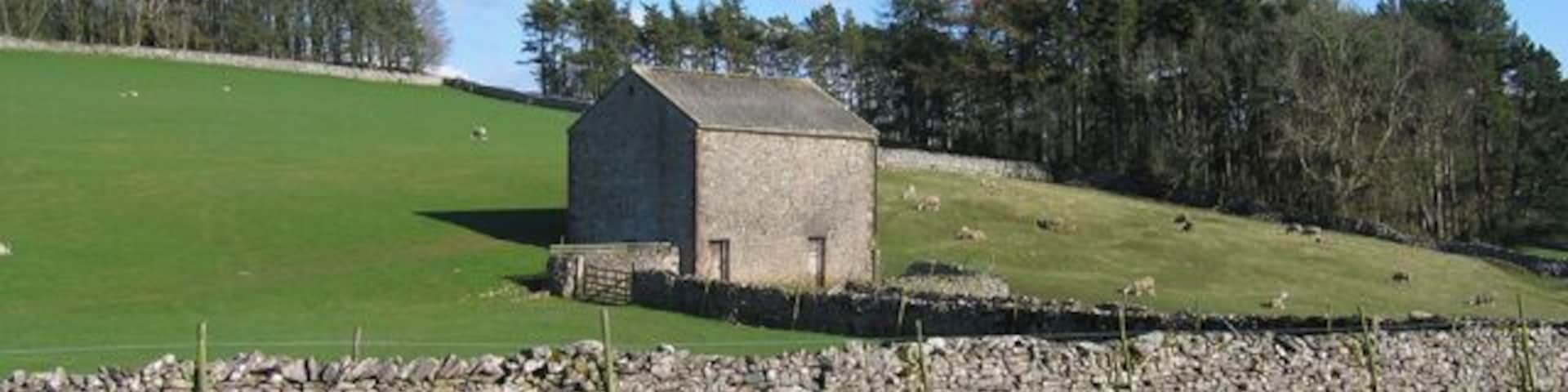 Barn and grazing land