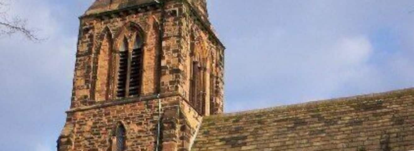 St Mary the Virgin, Knowsley Village. Architect E. Sharpe, 1844.