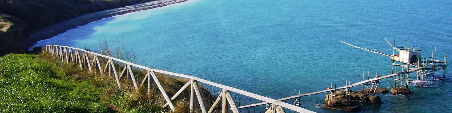 Vista su Punta Aderci col Trabocco