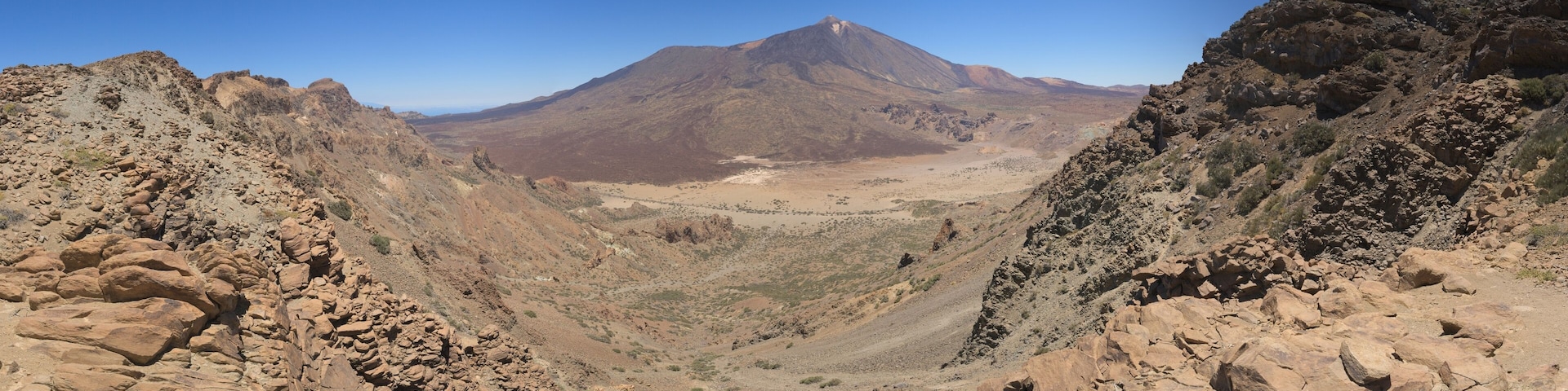 El Teide desde las cumbres del Andén del Gato.