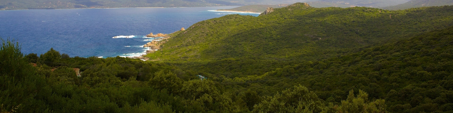 Southern Corsica featuring general coastal views