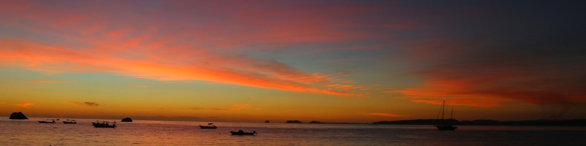 Beautiful sunsets in La Manzanilla