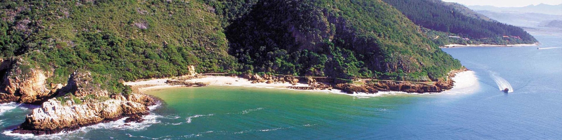 Knysna mostrando paisagens litorâneas e paisagem