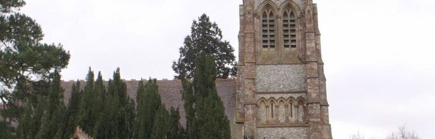Holy Trinity, Privett, Hants. A superb Victorian 'barn' in a very small hamlet.