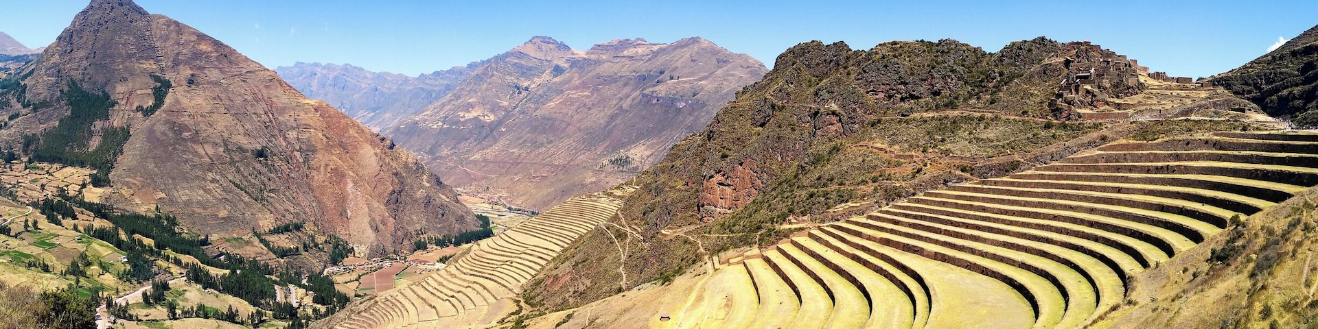 Another ruins site not far from the Incan Capital of Cusco. The terraces are impressive!