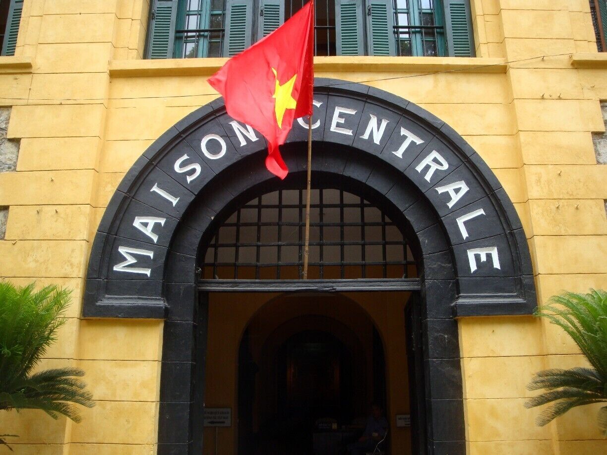 Hanoi Hilton famous for the imprisonment of US Pilots during the Vietnam  War. But more famous among the Vietnamese as a place where Vietnamese political prisoners were held during the reign of the French in Vietnam