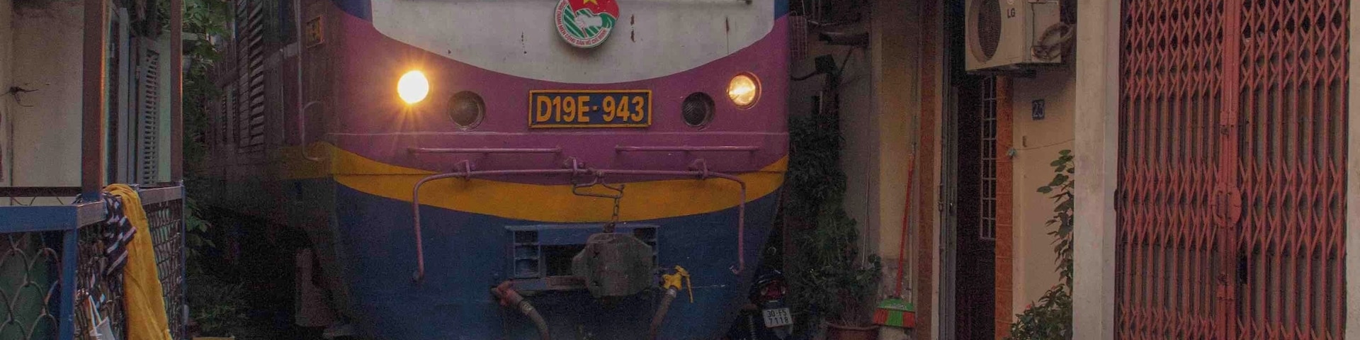 This place is very known by tourist so it will be very busy when the train comes. Best is to take the morning train. I took the picture more back to the mean road. Most people stay further on the street where the coffee shops are.