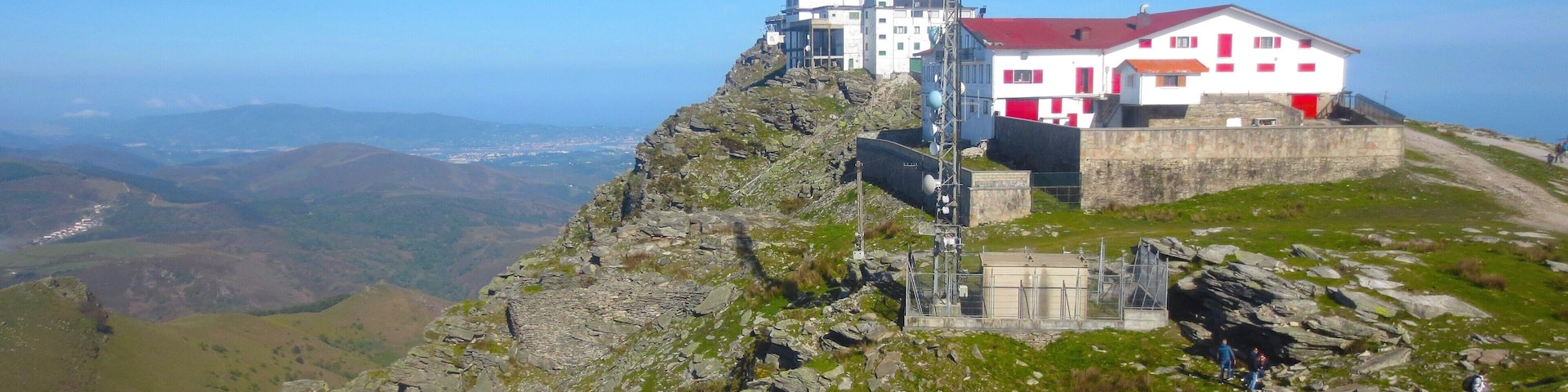 Relay station on top of Mt. Larrun, Basque Country