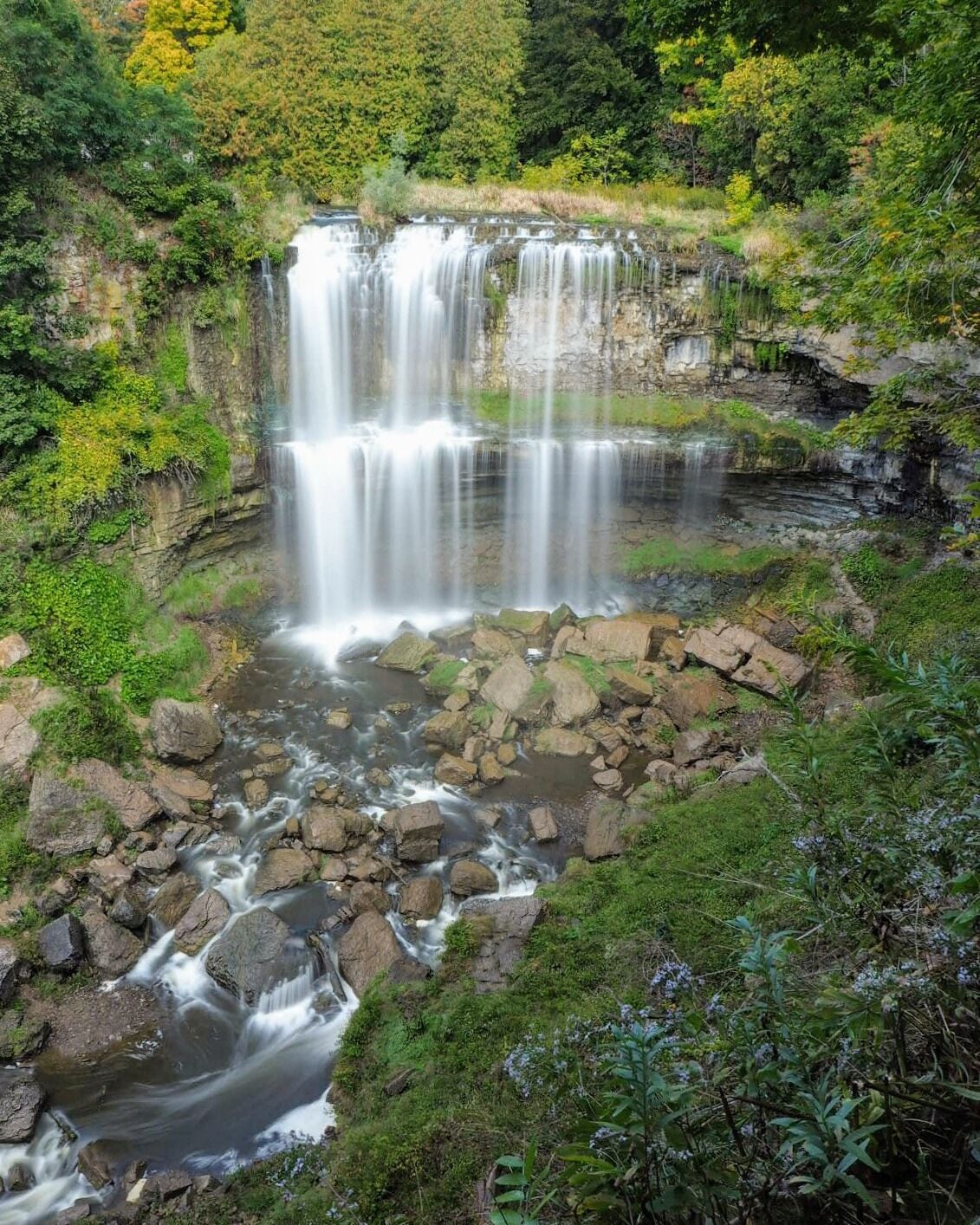 Webster Falls - 76ft curtain falls.
You can hit up a number of waterfalls in short order while exploring The City of Waterfalls - Hamilton, Ontariothe. Along the Niagara Escarpment, there are more than 100 waterfalls and cascades.
#Trovember