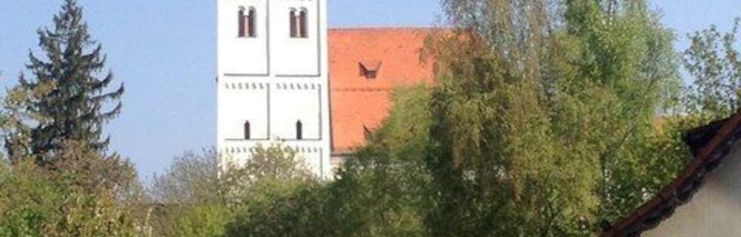Ebersberg: Turm der Pfarrkirche St. Sebastian