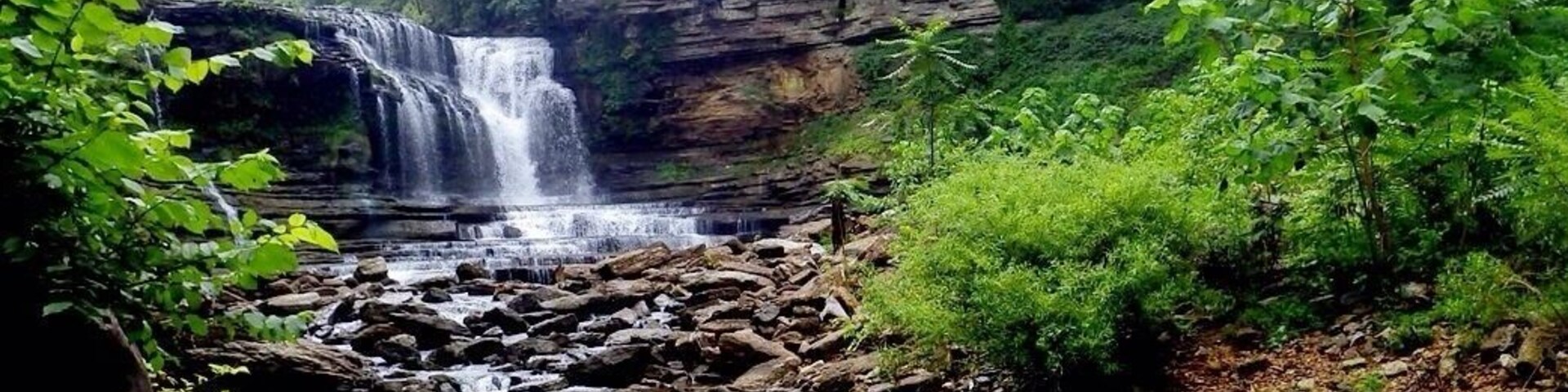 The hike down was so hard because it rained a little earlier so I was slipping and sliding but on most dry days it would seem easy. Cummins state park is one of the top rated swimming holes in the country.