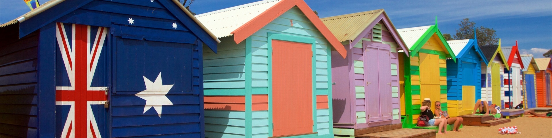Brighton Beach which includes a sandy beach