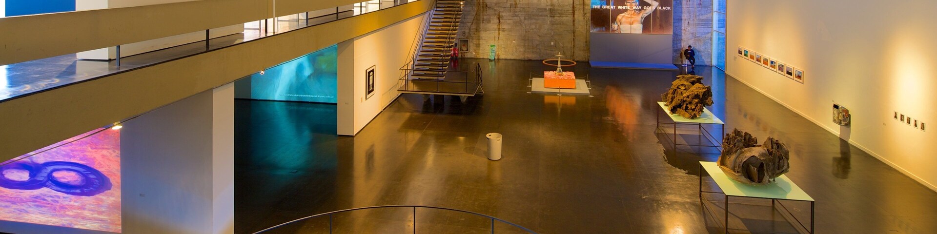 Museum of Modern Art which includes art and interior views