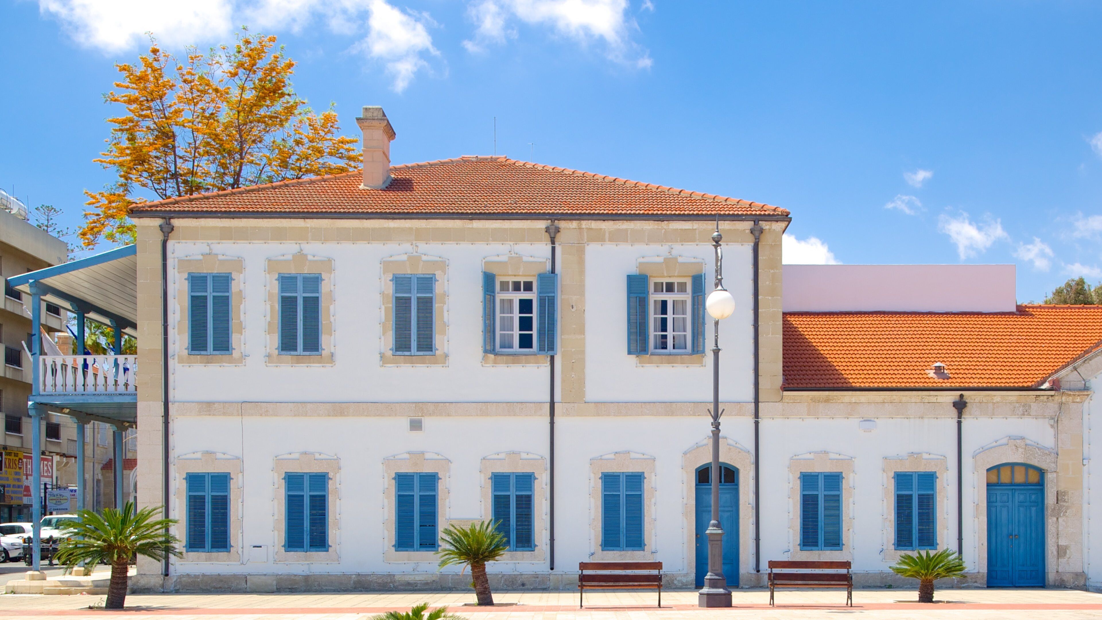 Europe Square featuring a house, heritage architecture and street scenes