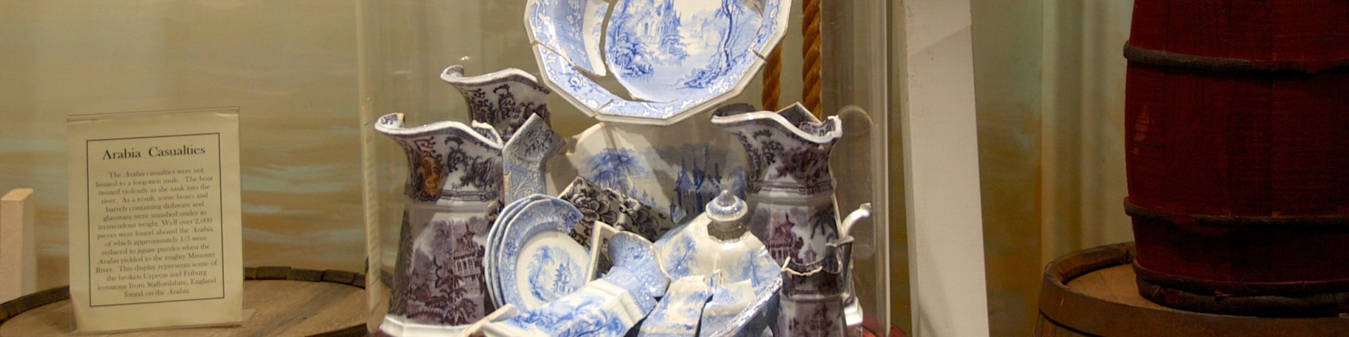 Arabia Steamboat Museum que inclui vistas internas