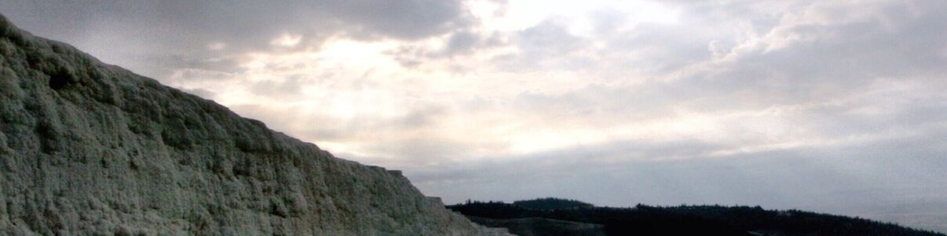 Stormy weather makes for great atmosphere as we explore the "cotton castles." They are formed by natural hot springs leaving carbonate minerals to create travertine terraces in this ancient Holy Ciity of Anatolia.
Hierapolis | Pamukkale, Turkey
