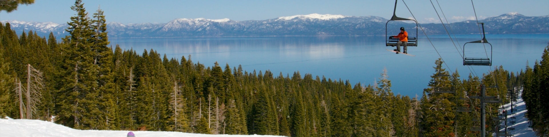 Homewood Mountain Resort caracterizando neve, esqui na neve e montanhas