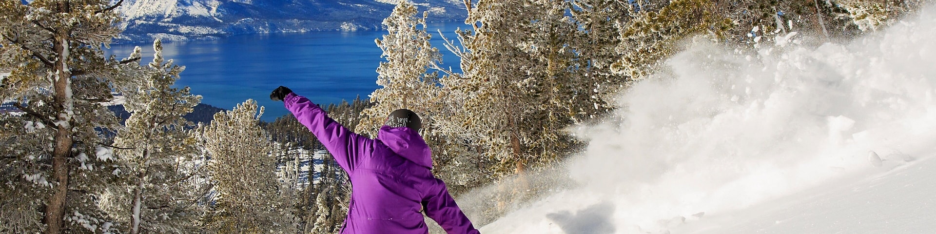 Heavenly Ski Resort which includes snow boarding, snow and landscape views