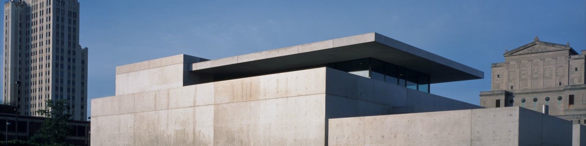 Pulitzer Foundation for the Arts which includes art, a skyscraper and modern architecture