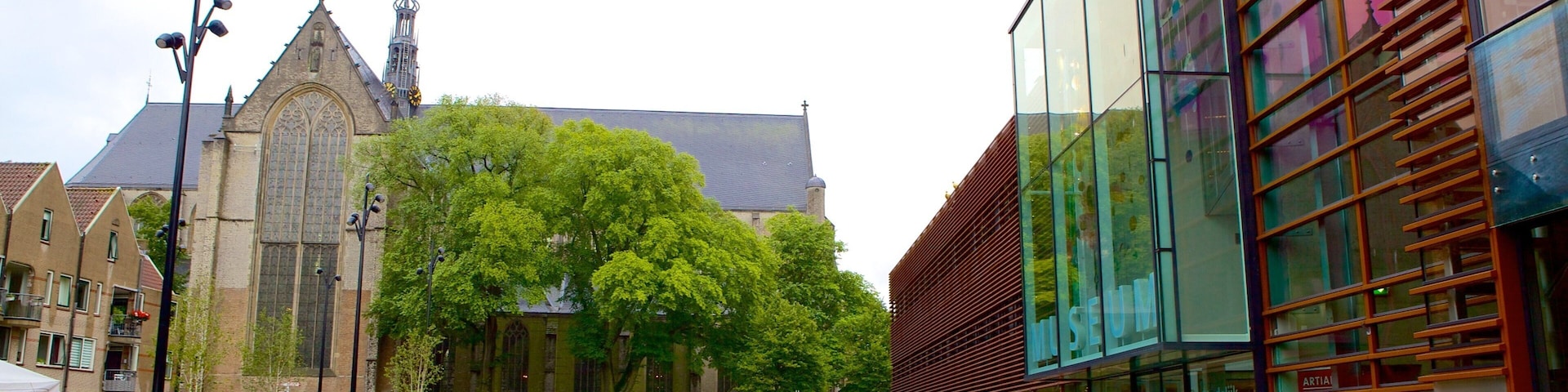 Plein showing modern architecture and street scenes