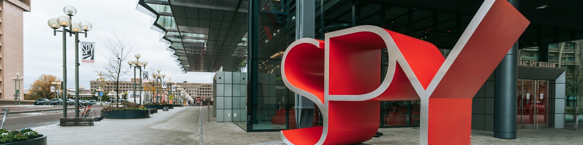 International Spy Museum showing signage