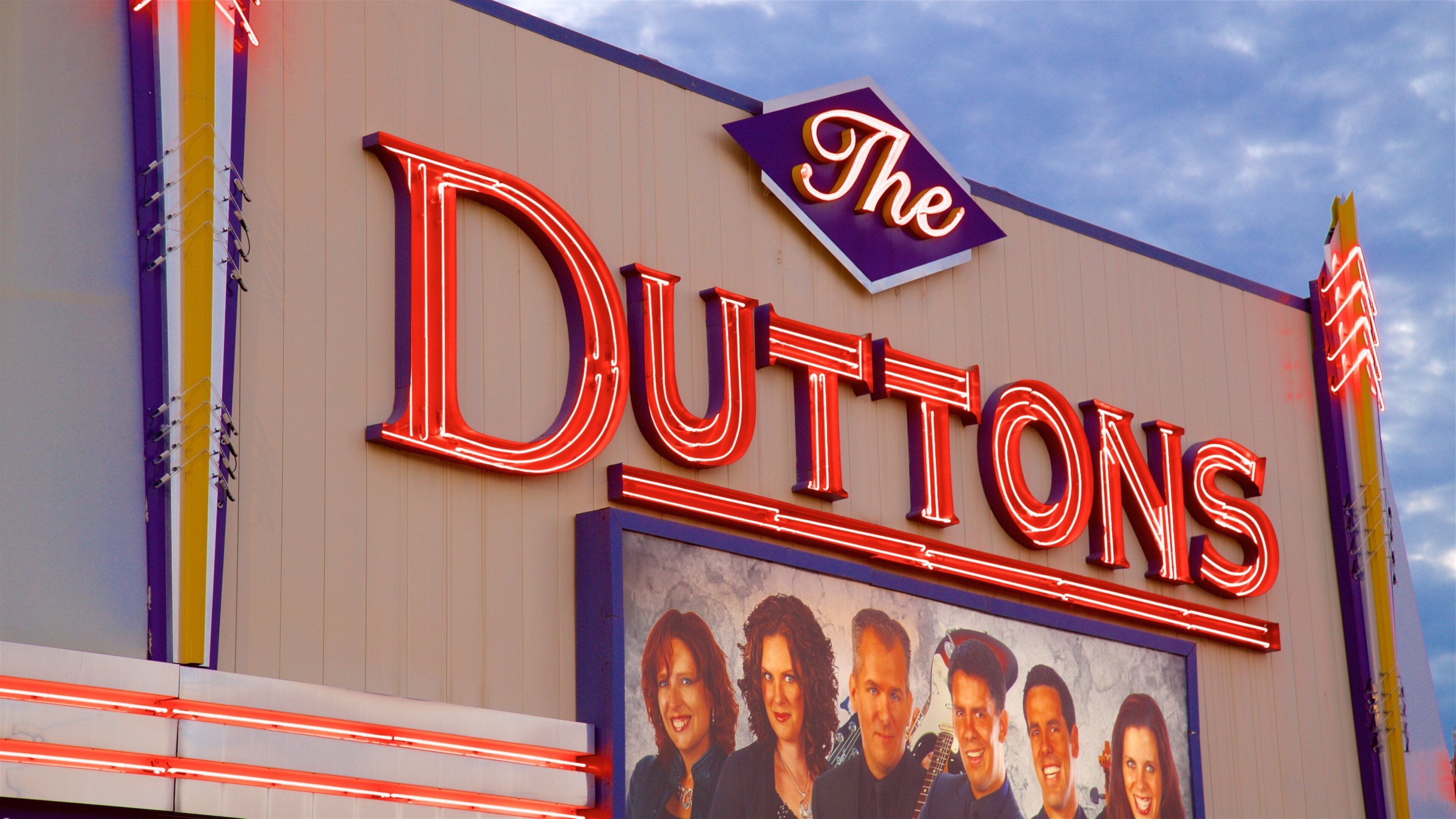 Dutton Family Theater showing signage