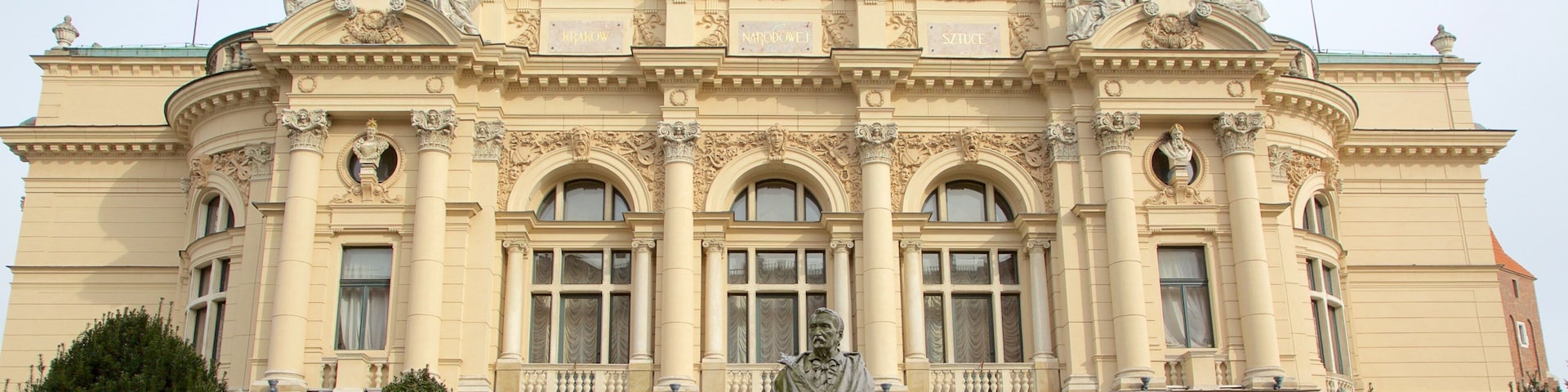 Teatro Juliusz Slowacki caracterizando cenas de teatro, elementos de patrimônio e arquitetura de patrimônio