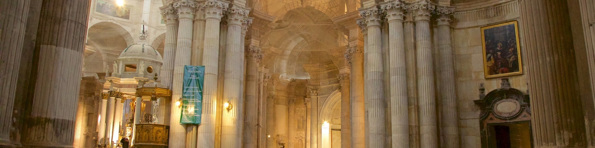 Catedral Nueva featuring a church or cathedral and interior views