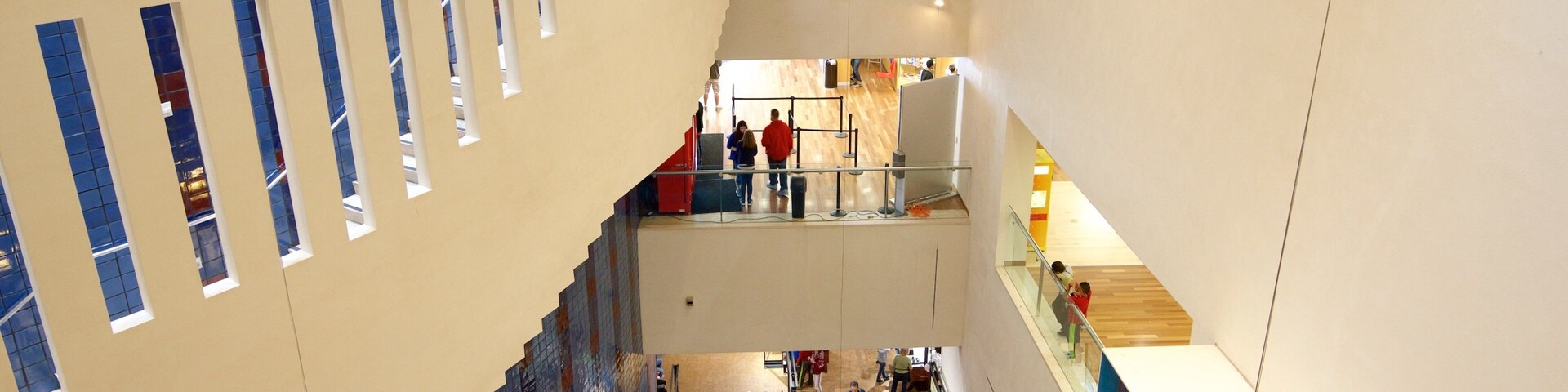 Tech Museum featuring interior views